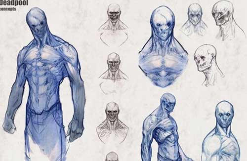 Wolverine's Deadpool Concept Art Revealed