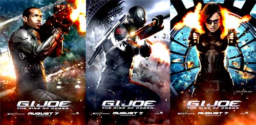 Five New G.I.Joe Character Posters Online