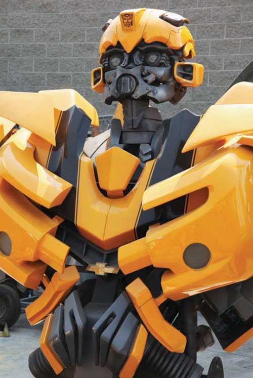 Transformers Set Props, Costumes and Bumblebee up for Auction