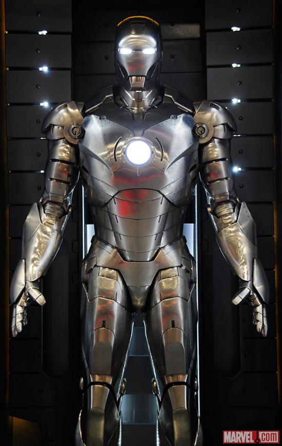 Marvel Brought Iron Man armor to Comic Con. All of them.