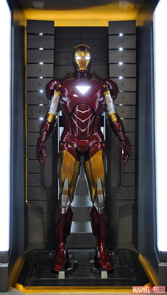 Marvel Brought Iron Man armor to Comic Con. All of them.