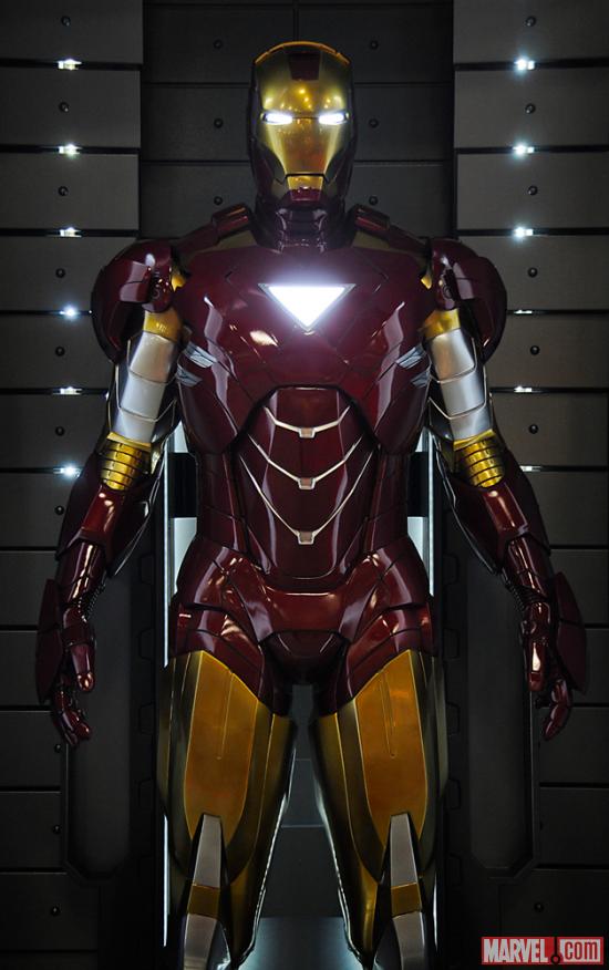 Marvel Brought Iron Man armor to Comic Con. All of them.