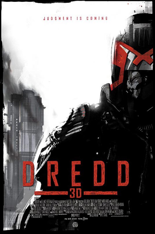 The Mondo poster for Dredd has arrived
