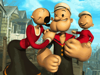 CGI Popeye in 2014 | The Movie Blog