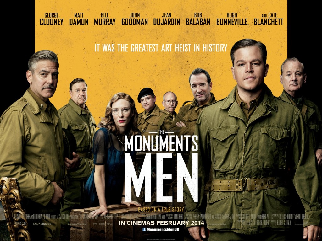 The Monuments Men: A great movie based on a true story