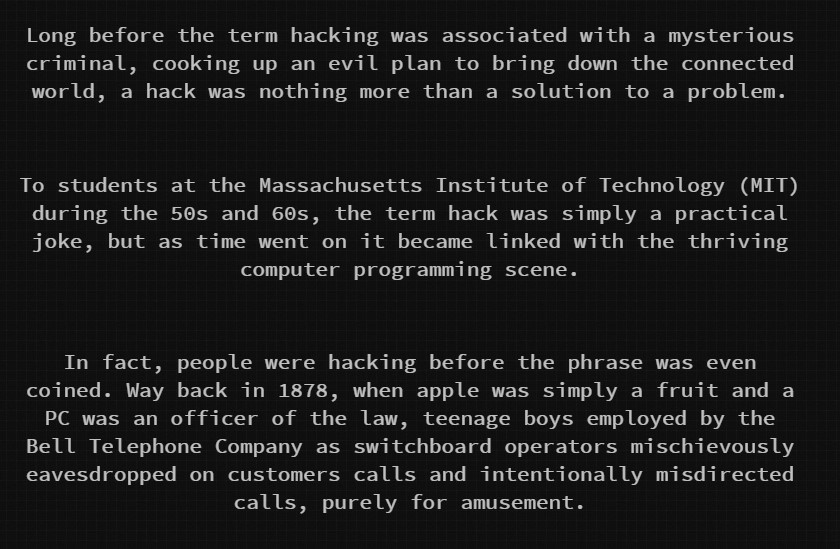 History of Hacking | The Movie Blog