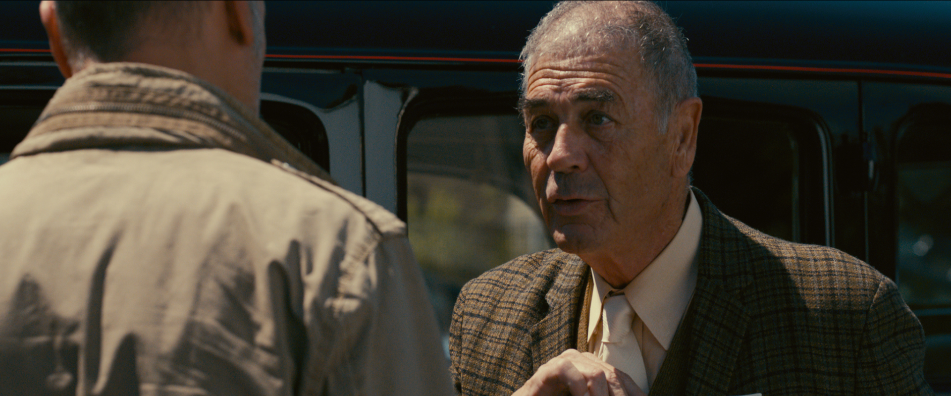 Greg Stuhr_as_Charlie Paczynski_Robert Forster_as_Sterling Whitmore ...