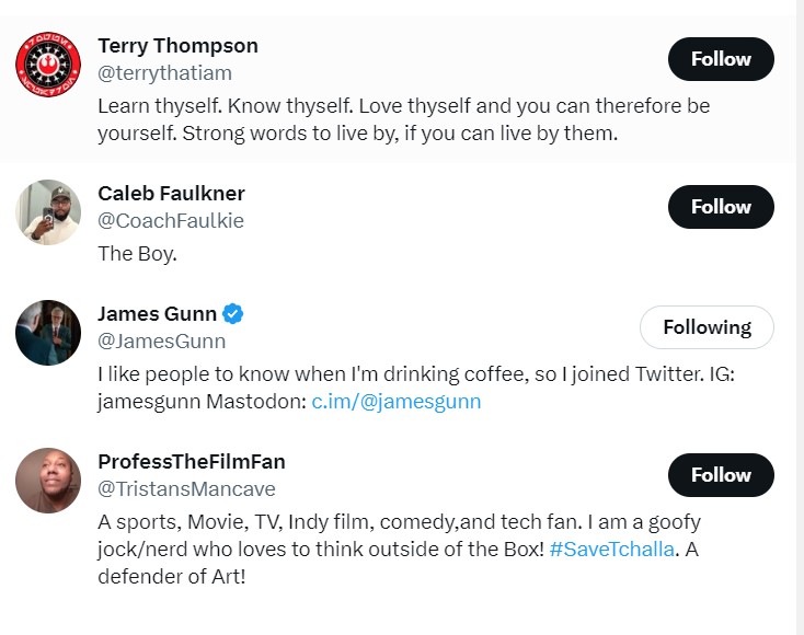 James Gunn Likes Tweet ASking for Black Lead in DC Movie | The Movie Blog