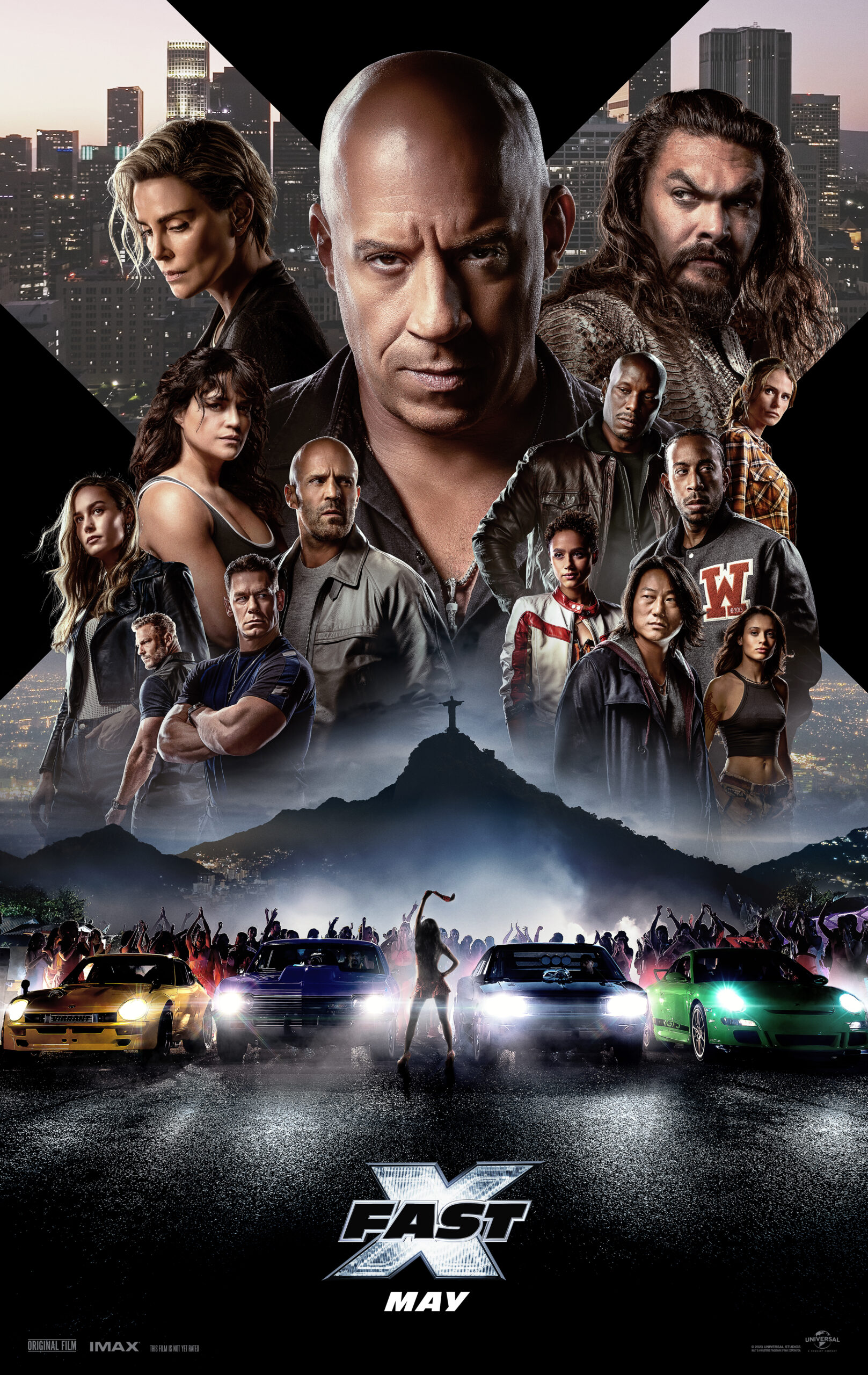 Fast X Vin Diesel Ludacris Tyrese Gibson Jason Momoa 2023 Fast and ...