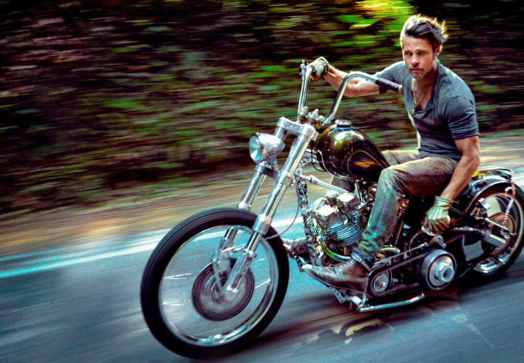 Brad Pitt on Set of Amazon MGM Studios? ?Isle of Man? Film