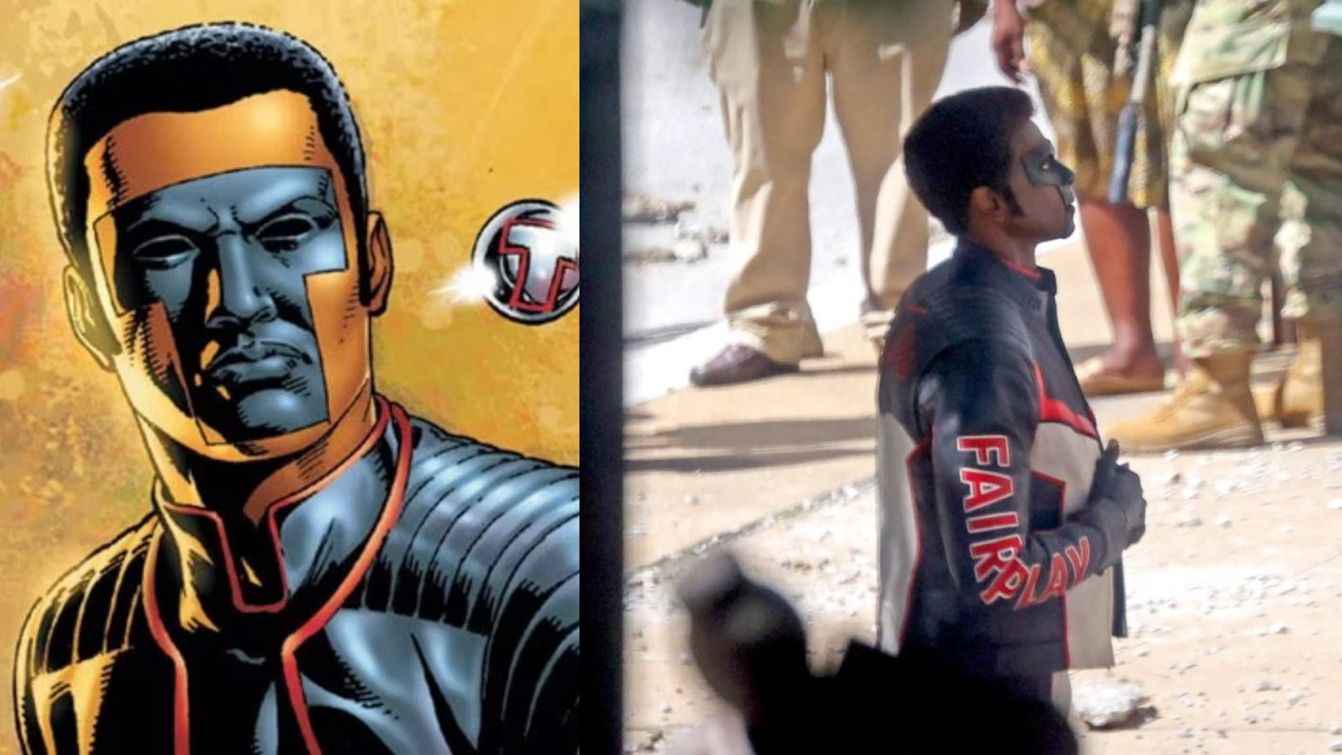 Defending Edi Gathegi's Look: Set Photos Of "Mister Terrific"