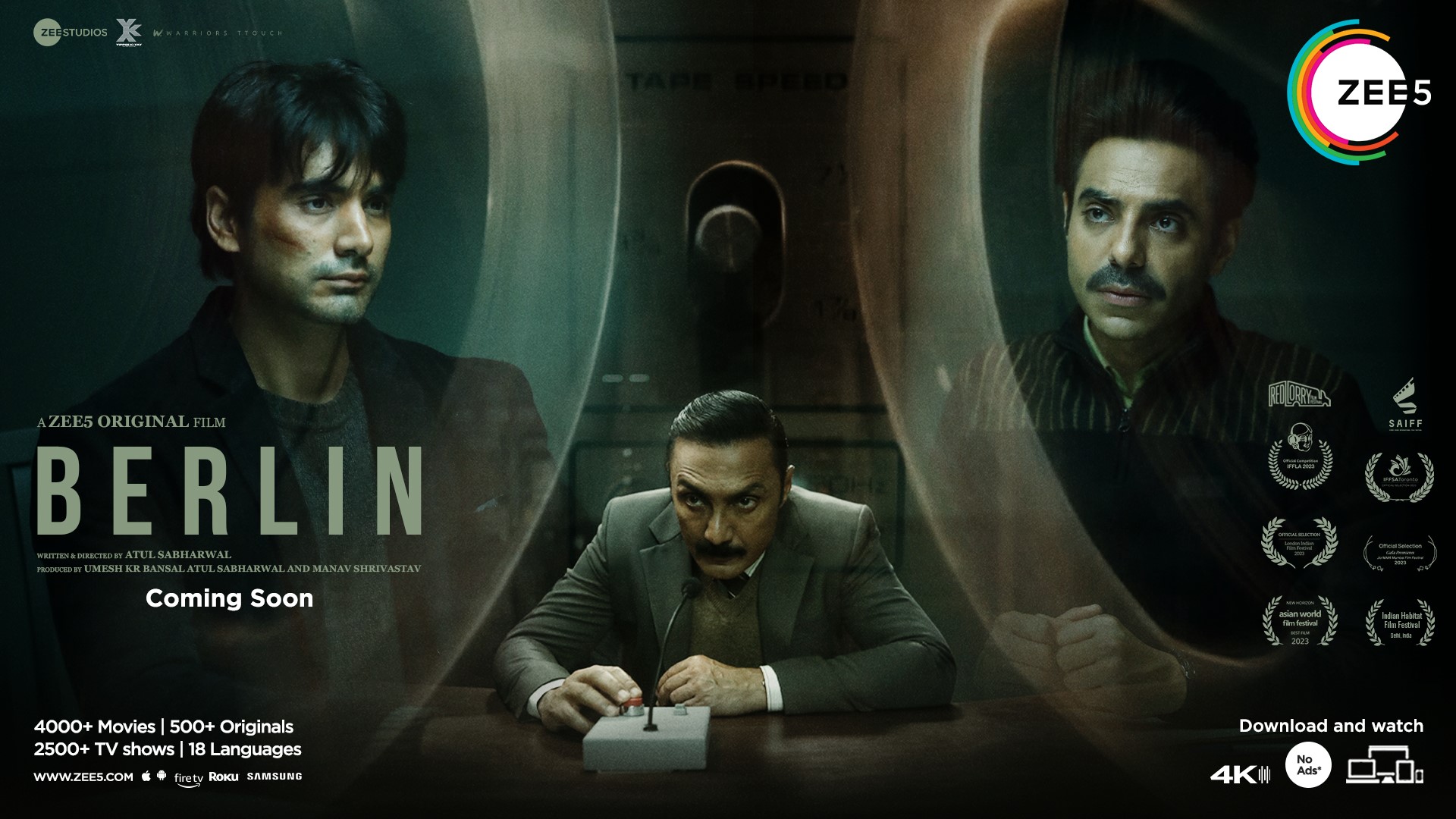 Berlin Trailer: A Riveting Spy Thriller Set to Premiere on ZEE5 Global