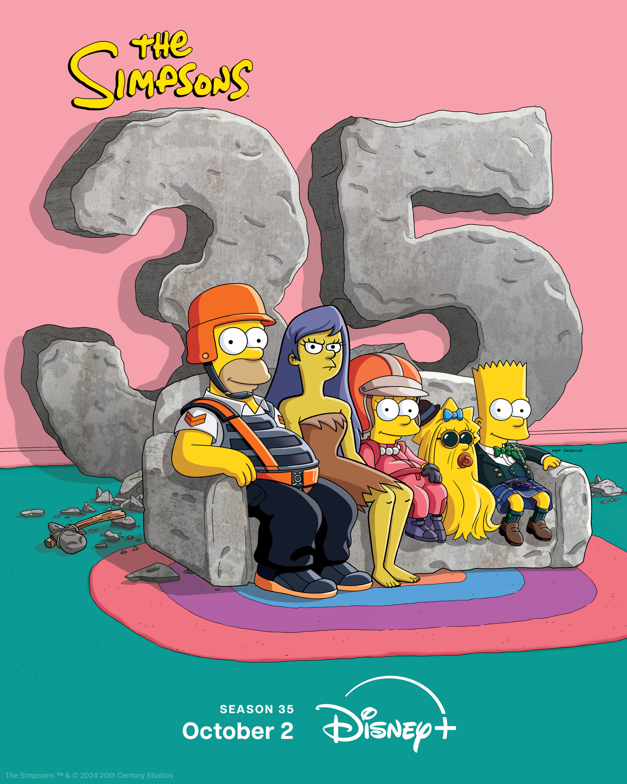 The Simpsons Season 35 on Disney+