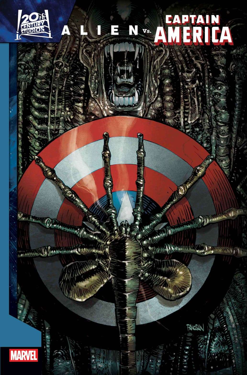 Captain America Takes on the Xenomorphs in Alien vs. Captain America