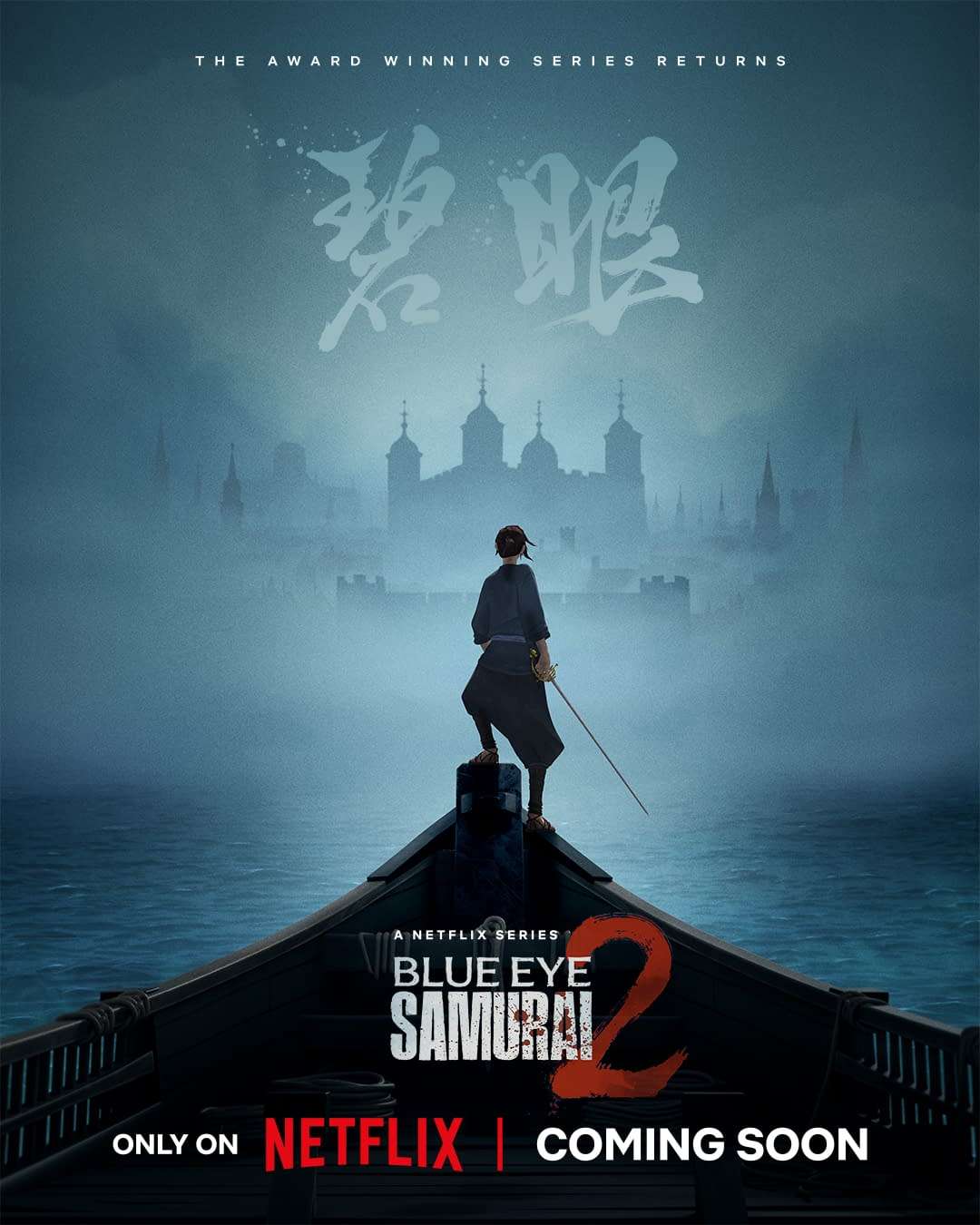 Mizu Returns in Blue Eye Samurai Season 2 Poster – Revenge Awaits