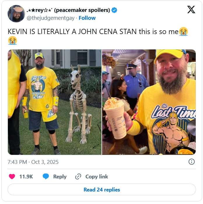 Kevin Owens Turns Into John Cena for a Magic Kingdom Night Out