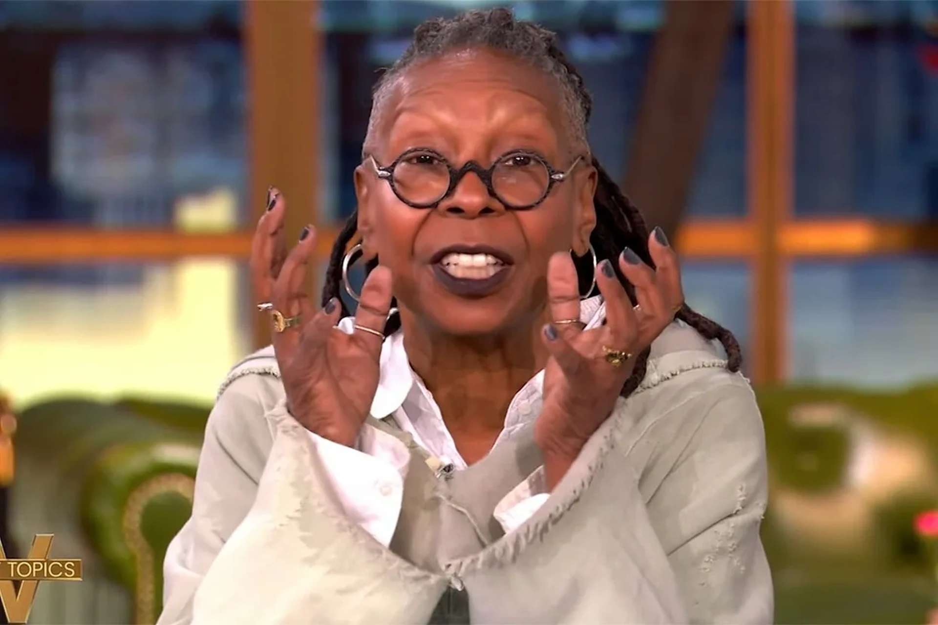Whoopi Goldberg Almost Swears Live While Calling Out Trump Shutdown