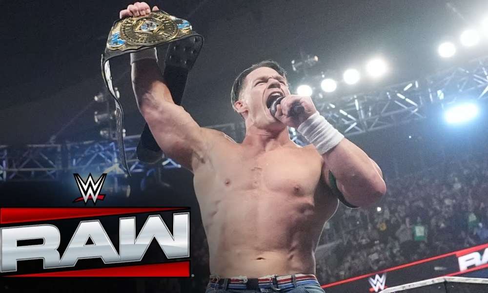 Netflix WWE Monday Night Raw: John Cena Wins Intercontinental Title