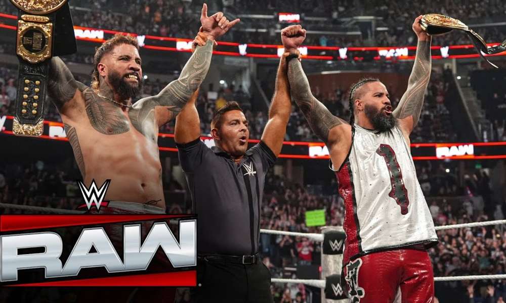 Netflix WWE Monday Night Raw: The Usos Win Tag Titles to Close 2025