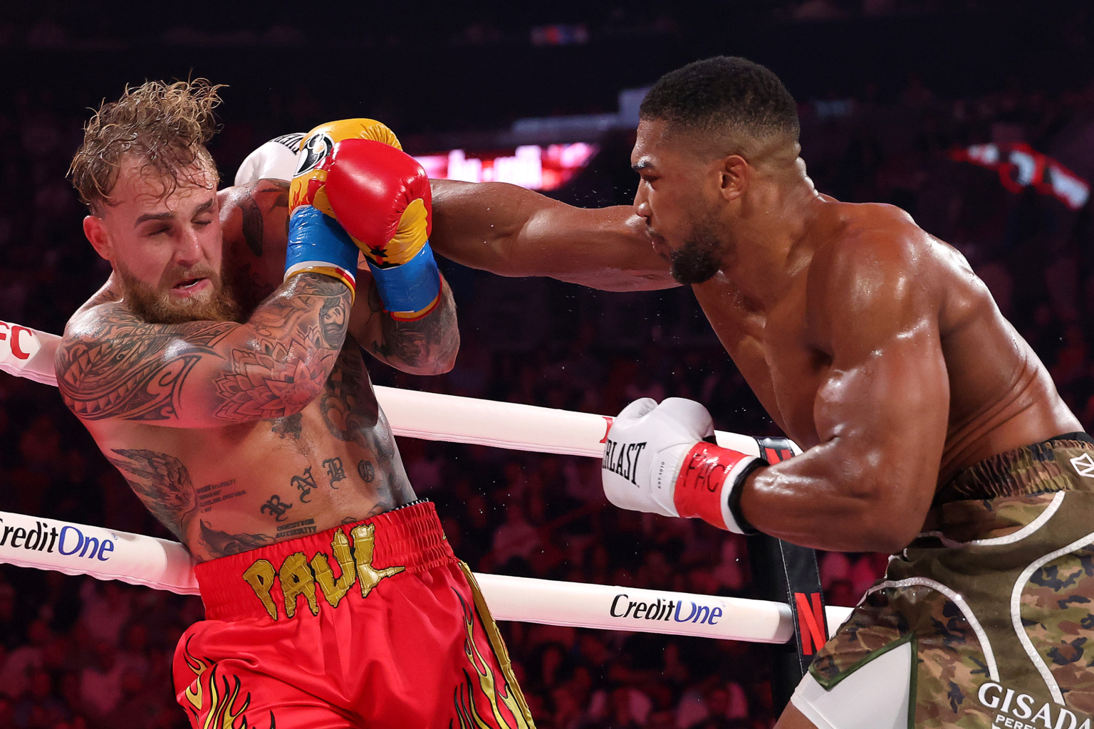 Anthony Joshua vs Jake Paul Ends With Sixth Round Knockout