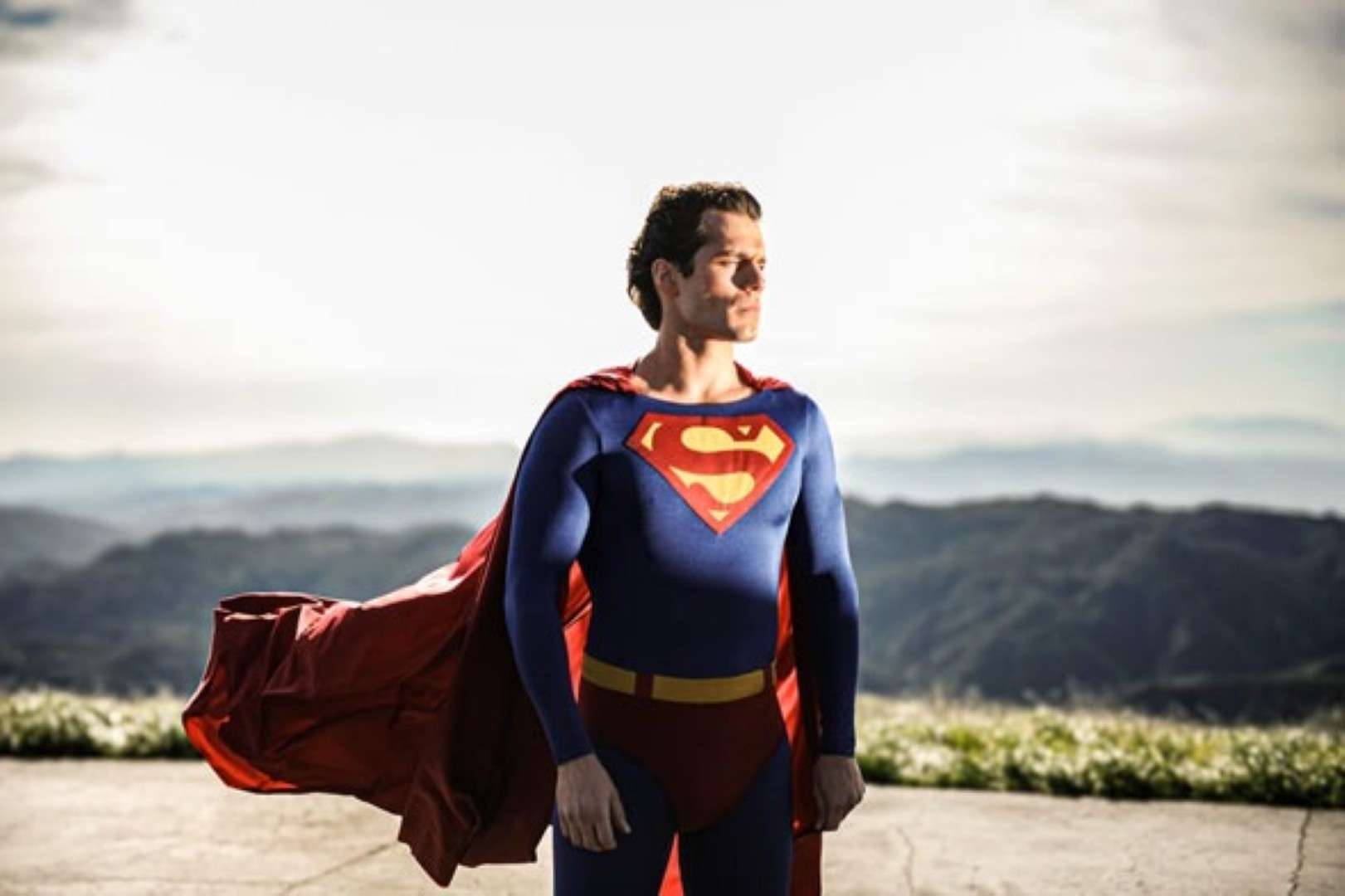 See the Rare Color Photo of Henry Cavill in the Original Superman Suit