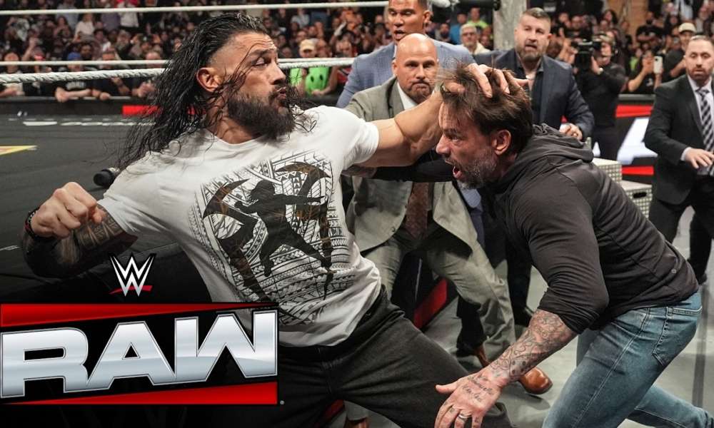 Netflix WWE Monday Night Raw: Punk Levels Reigns in MSG Brawl